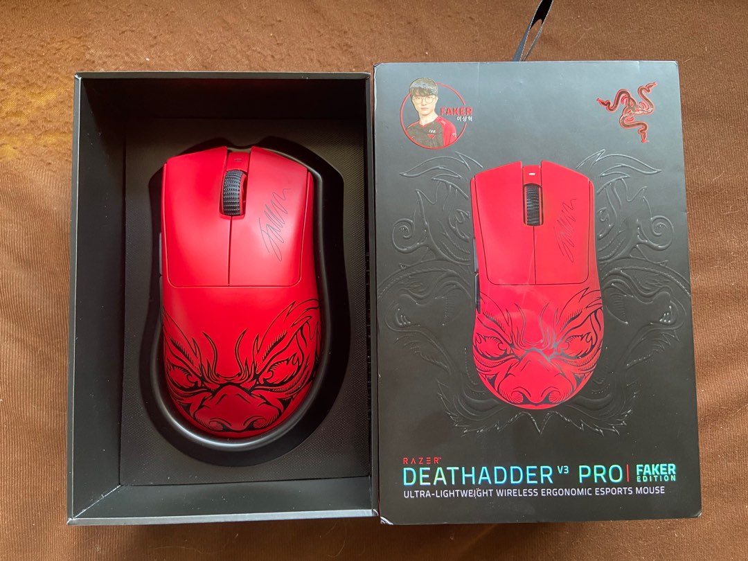 Deathadder V3 Pro - Faker Edition, Computers & Tech, Parts ...