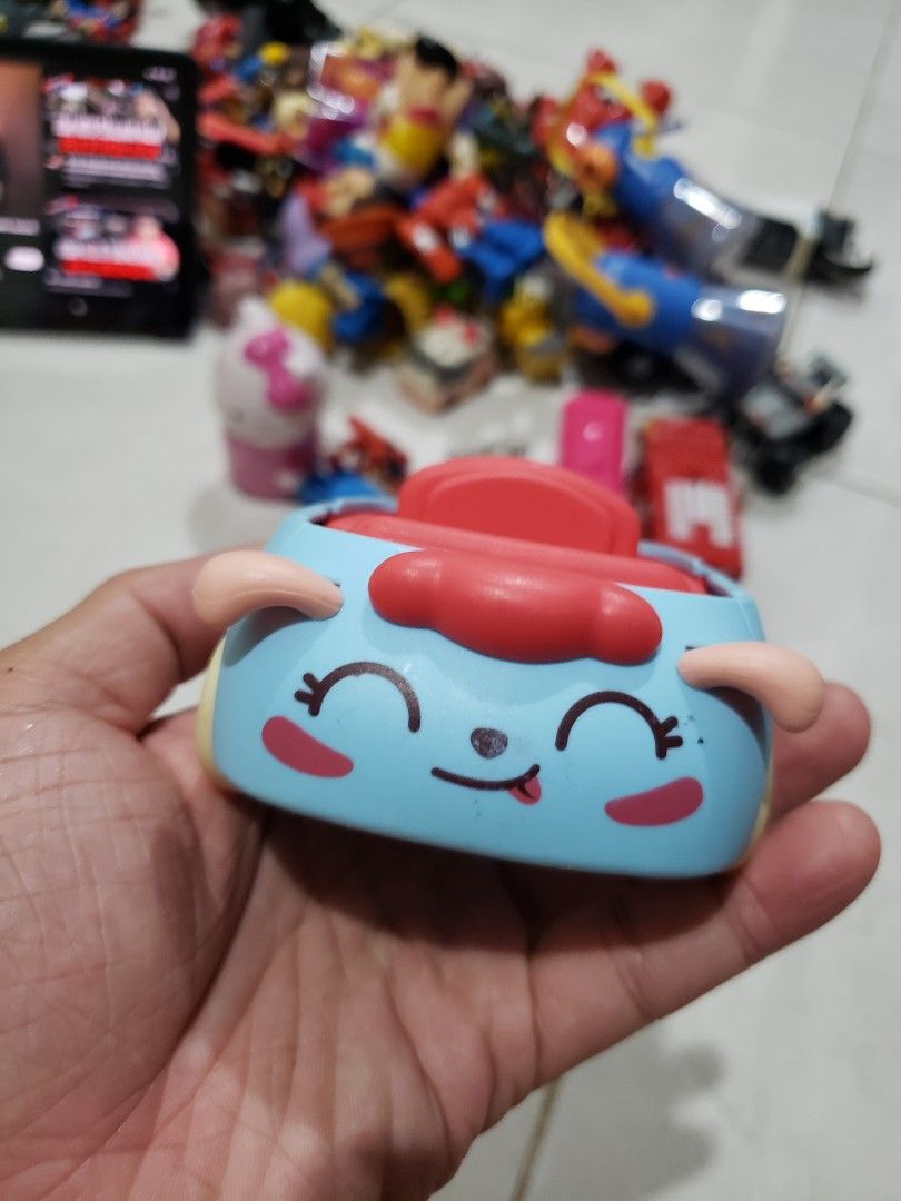 DIECAST DIE CAST JUALAN MAINAN MOBILAN EMOJI LUCU IMUT BIRU BLUE SMILE ...