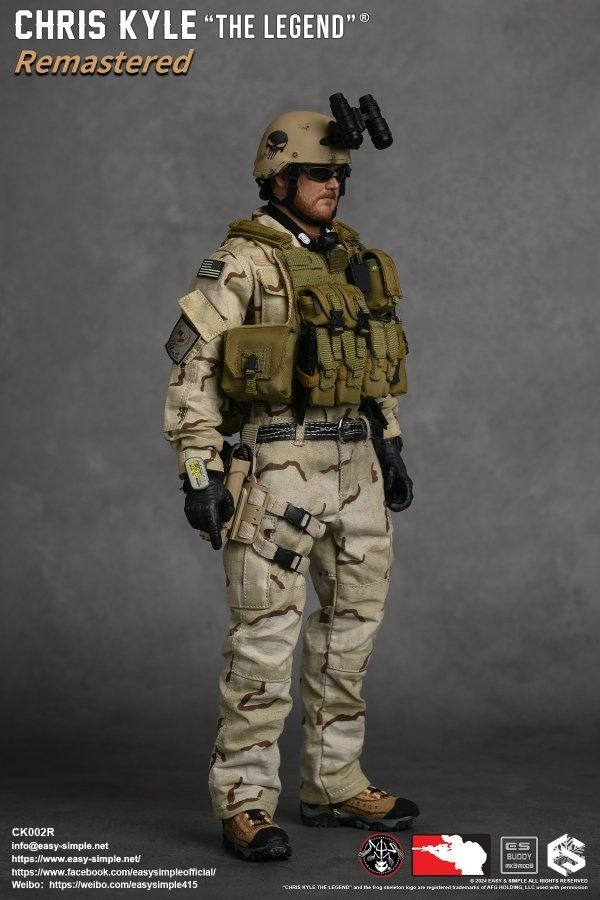【預訂】Easy&Simple: 1/6 Chris Kyle "The Legend" Remastered (Regular ...