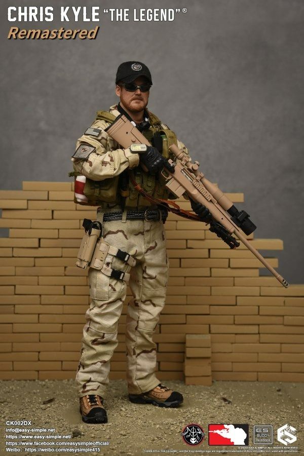 【預訂】Easy&Simple: 1/6 Chris Kyle "The Legend" Remastered (Deluxe Version ...