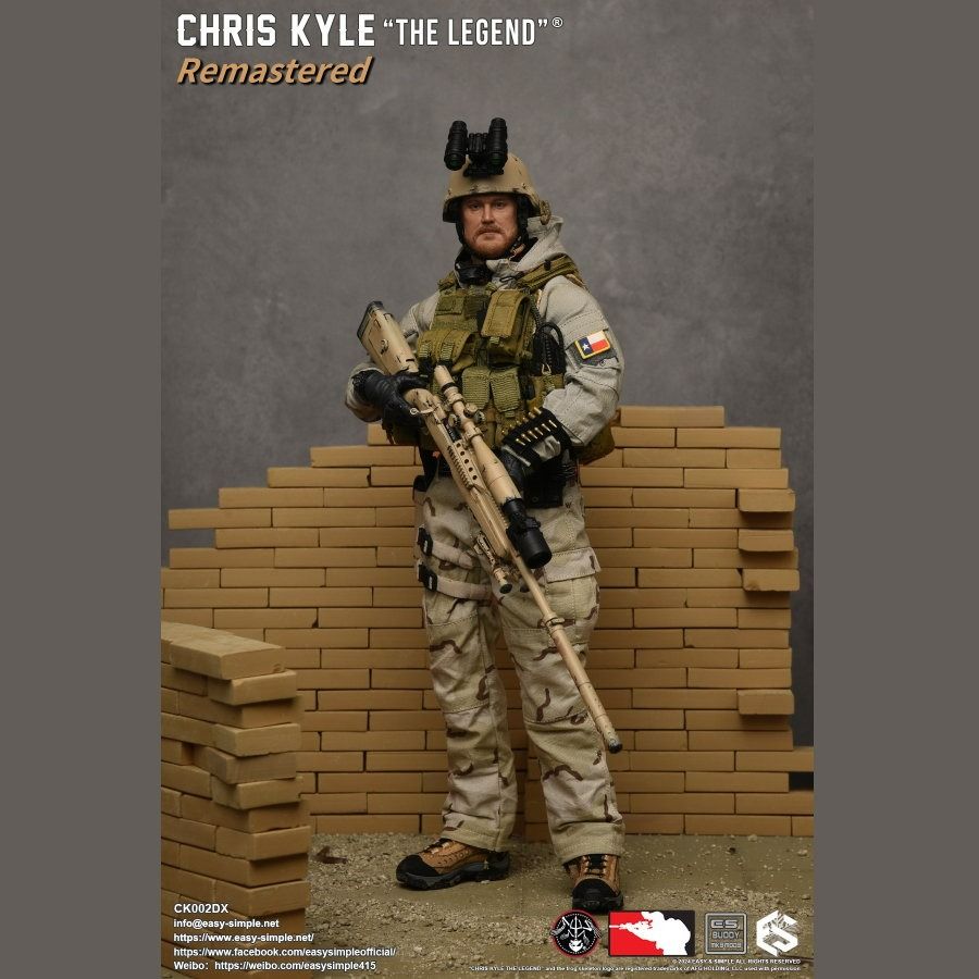 【預訂】Easy&Simple: 1/6 Chris Kyle "The Legend" Remastered (Deluxe Version ...