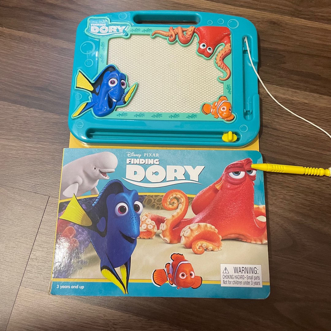 Finding nemo story books and drawing pad board, Babies & Kids, Infant ...