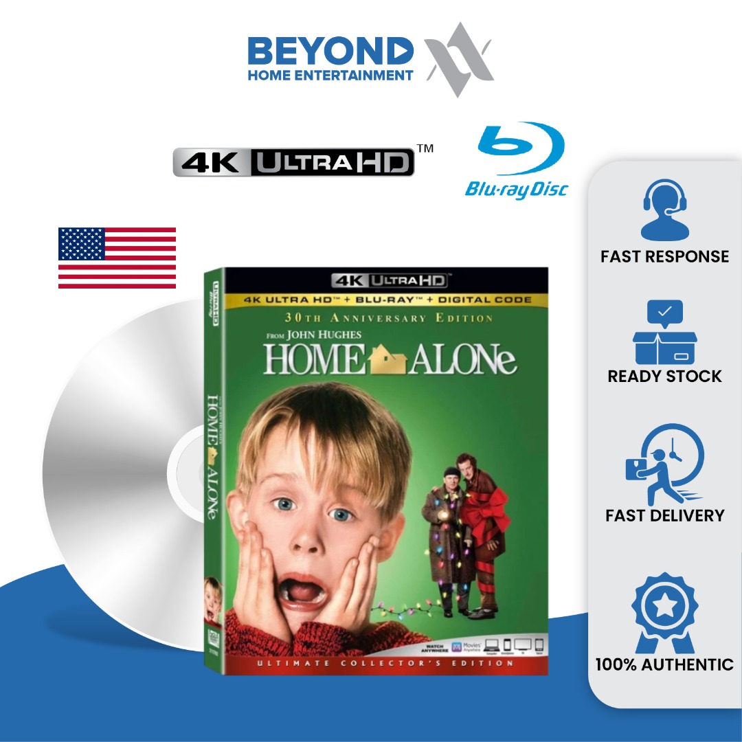 Home Alone 30th Anniversary [4K Ultra HD + Bluray], Hobbies & Toys, Music & Media, CDs & DVDs on ...