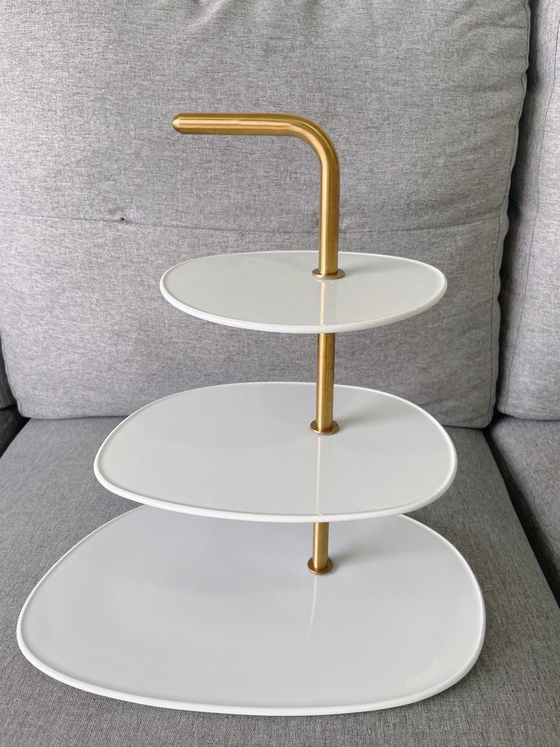 IKEA gold 3 layer tray, TV & Home Appliances, Kitchen Appliances, Wine ...