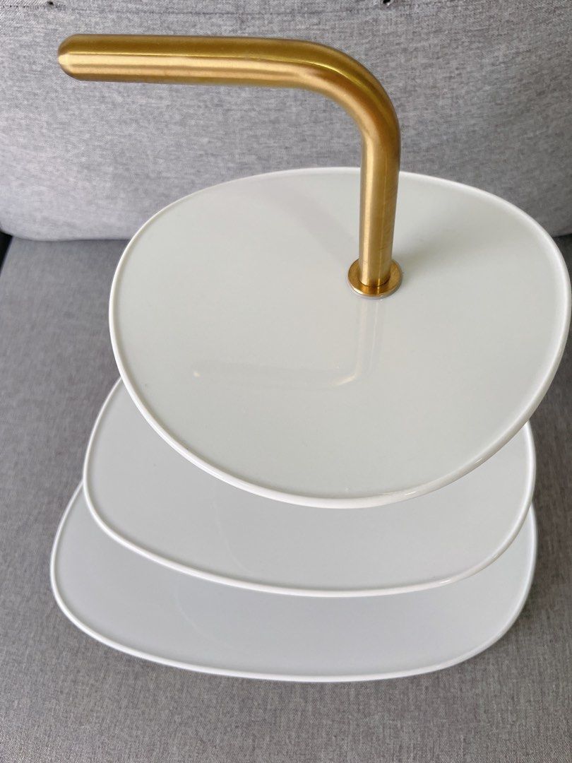 IKEA gold 3 layer tray, TV & Home Appliances, Kitchen Appliances, Wine ...