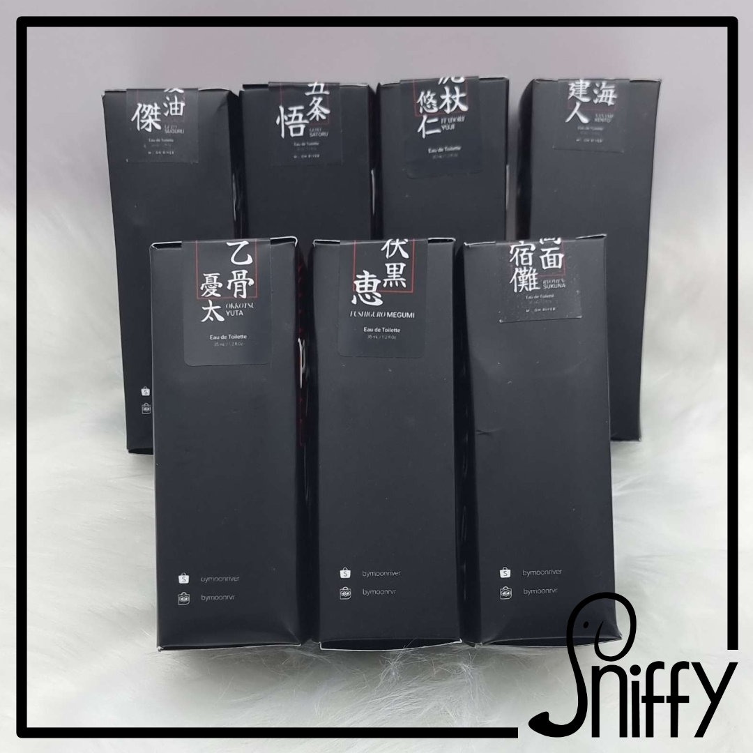 [INSTOCK | Full Bottle] Moon River Gojo Satoru 35ml EDT | Geto Suguru 35ml EDT | Ryomen Sukuna ...