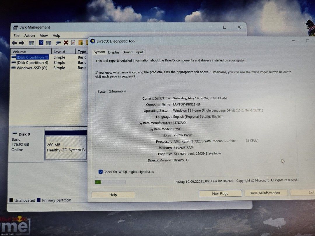 Lenovo Ideapad 1 15AMN7 82VG Ryzen 3 7320U 8GB RAM 512GB SSD 15.6 inch ...