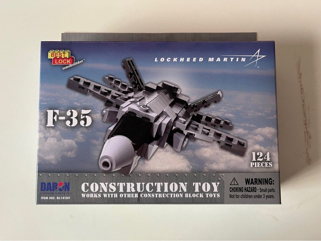 Lockheed Martin F-35 Aircraft Toy - Build from Blocks Best Lock ...