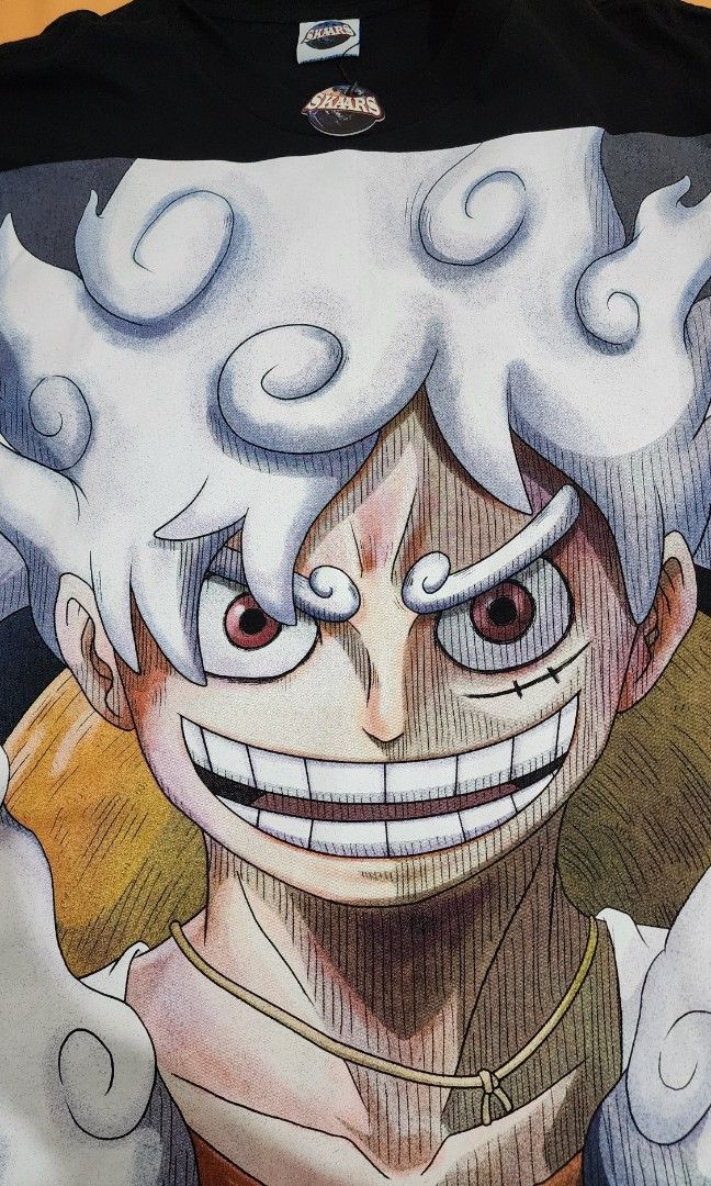 Luffy Gear 5 bootleg by Skaars One Piece, Fesyen Pria, Pakaian , Atasan ...