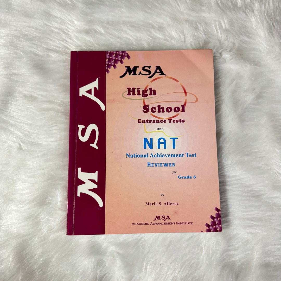 MSA High School Entrance Tests and NAT (National Achievement Test ...