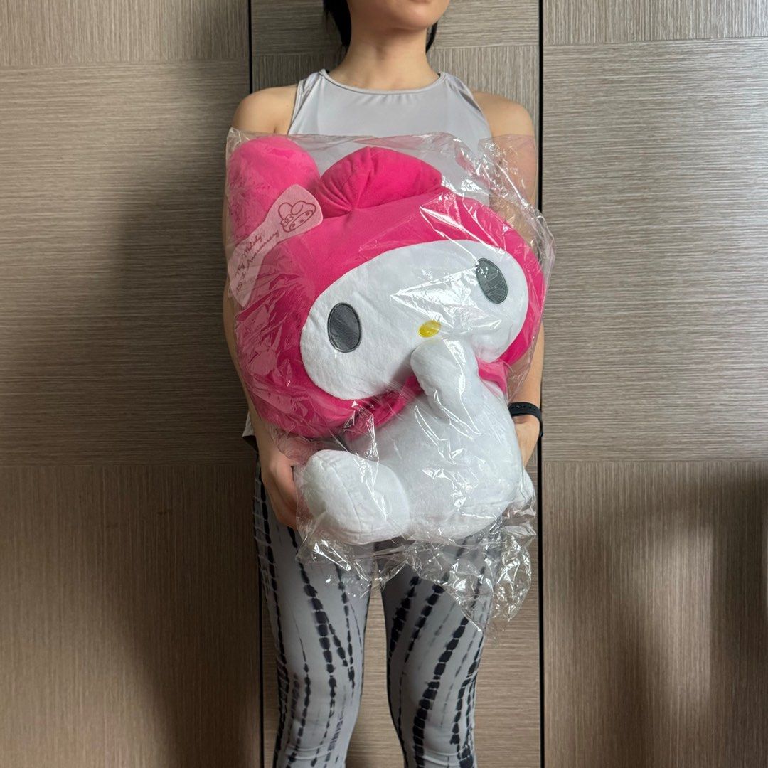 My Melody jumbo big 50cm 45th anniversary limited edition Japan genuine Sanrio original, Hobbies ...