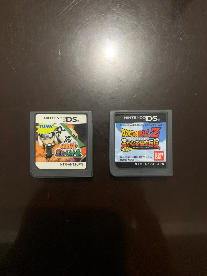 Naruto & Dragon Ball Z Nintendo DS Game (Japan Variants), Video Gaming ...