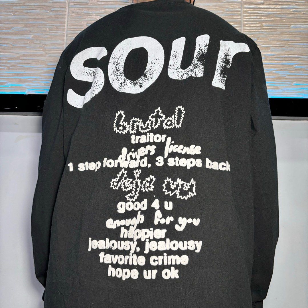 Olivia Rodrigo SOUR Merch Longsleeve, Women's Fashion, Tops, Shirts on ...