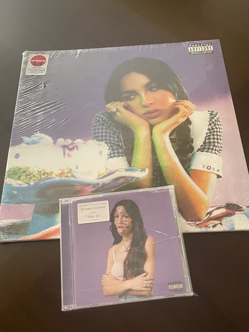 Olivia Rodrigo SOUR Target Vinyl + Free SOUR CD, Hobbies & Toys, Music ...