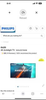 Philips 7100 series 4K UHD LED TV 86PUT7129/98 Pixel Precise Ultra HD ...