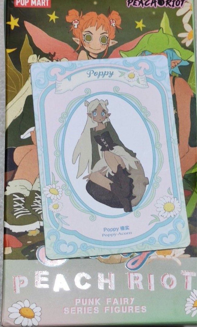 Popmart Peach Riot Punk Fairy - Poppy Acorn, Hobbies & Toys, Toys ...