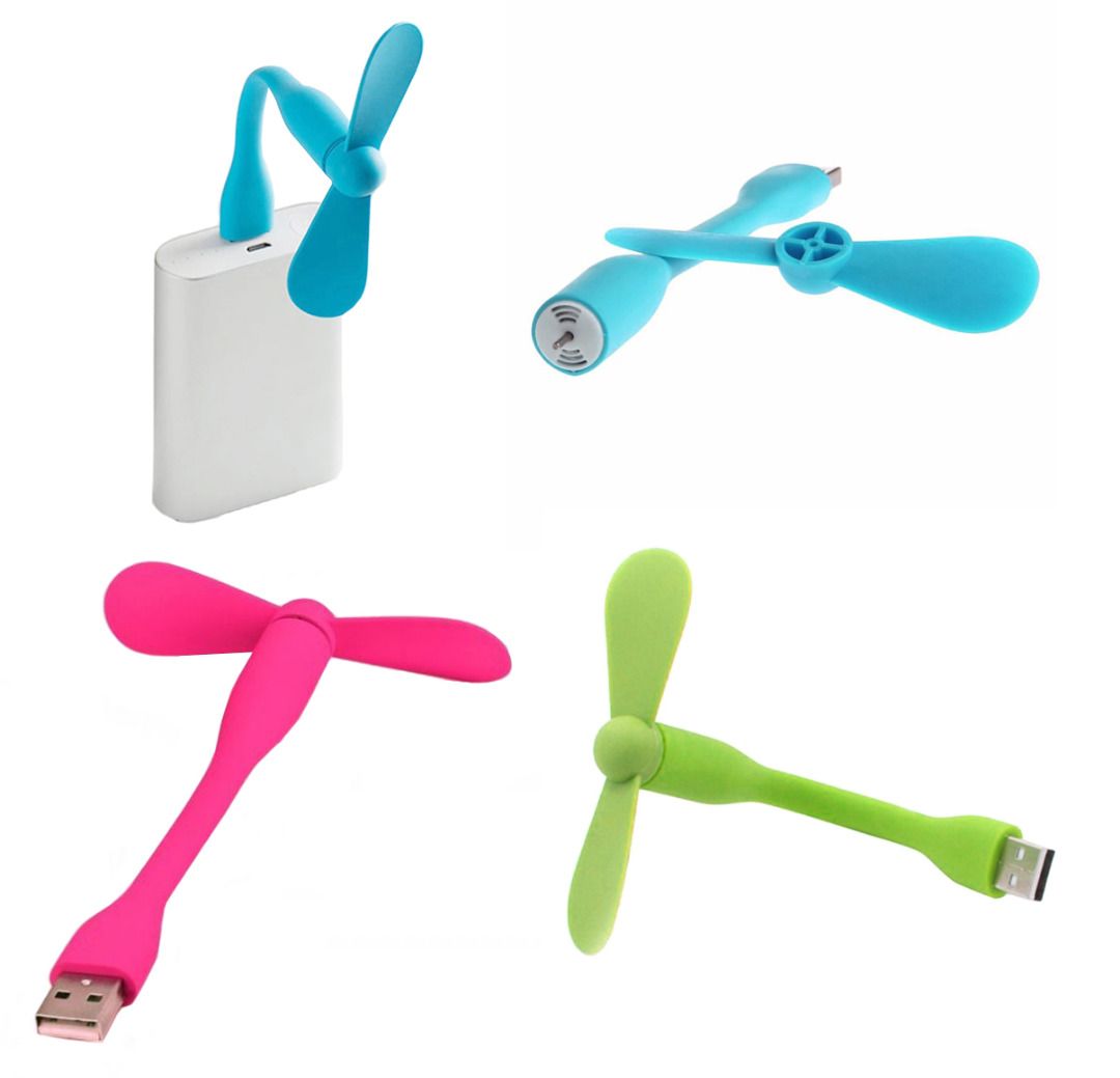 Powerfull Air Flow Portable Flexible USB Fan, Mobile Phones & Gadgets ...