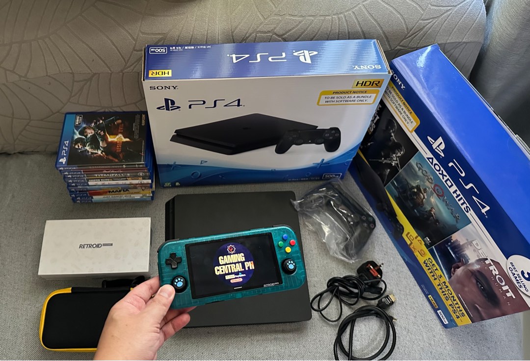 PS4 Slim Bundle with 11 games and Retroid Pocket 3+ (Plus) Bundle for ...