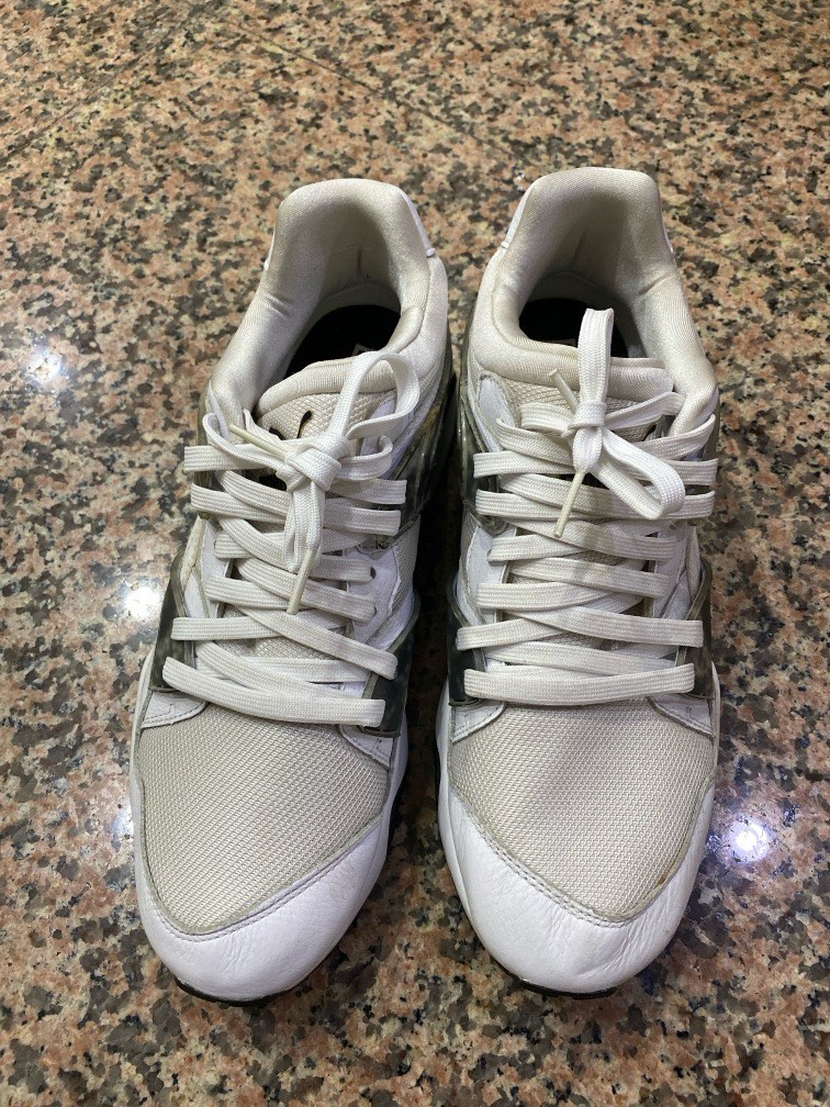 PUMA BLAZE MRBL LTHR BTS代言 鹿晗 白 大理石 慢跑 休閒鞋 男, 他的時尚, 鞋類, 運動鞋、球鞋在旋轉拍賣