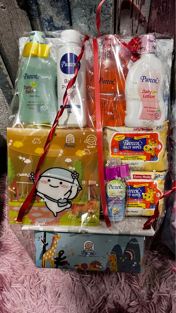 Pureen baby hamper, Babies & Kids, Bathing & Changing, Baby Toiletries ...