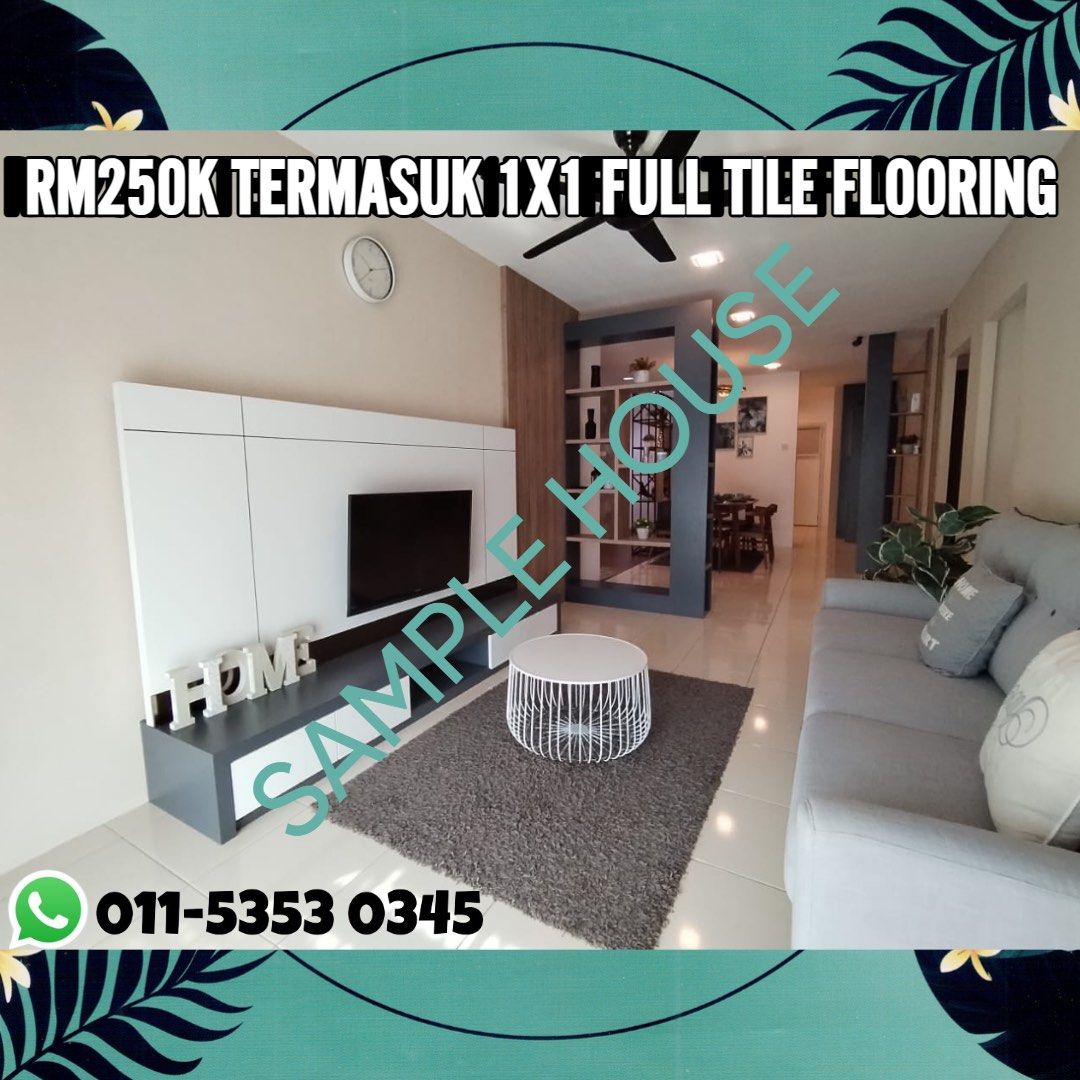 [SELANGORKU RUMAH BARU MAMPU MILIK] Satu Tingkat Rumah Teres 20’ x 65 ...