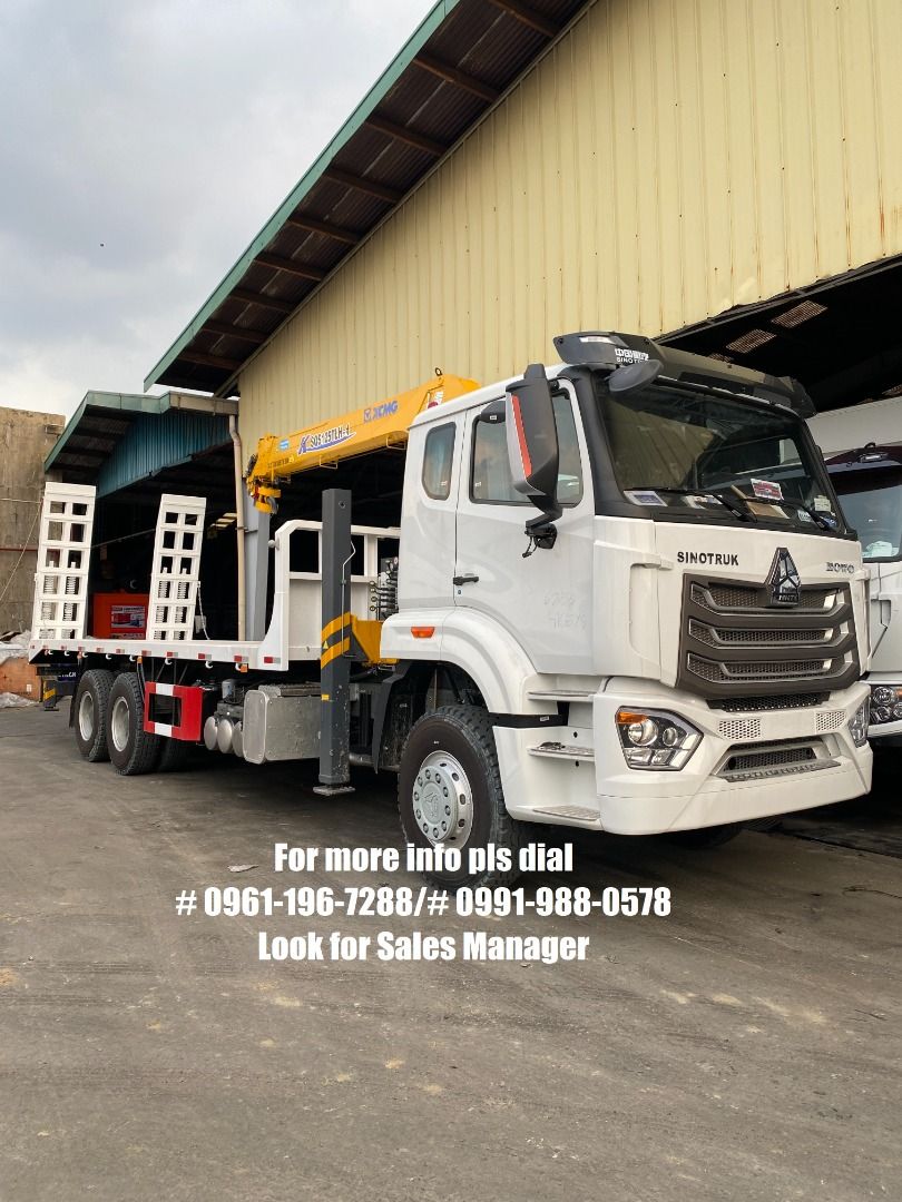 Self loading 10w with 5tons boom Howo Nx 380hp E2, Special Vehicles ...