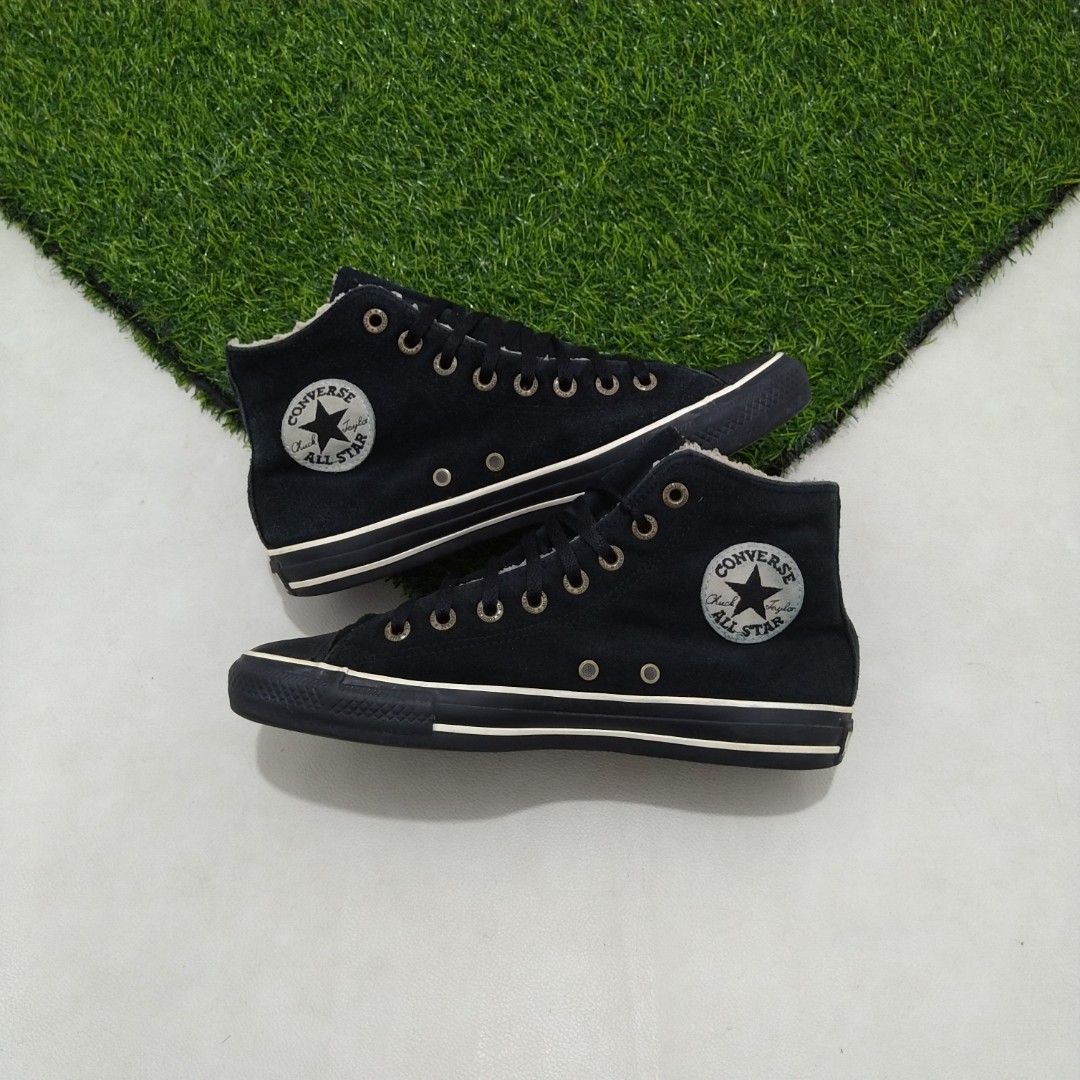 sepatu converse high kulit