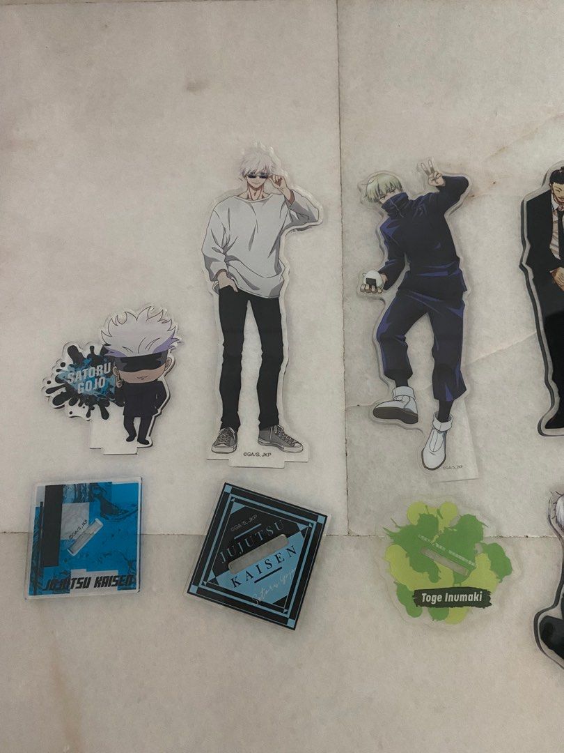 [SET OF 5] JUJUTSU KAISEN JJK ACRYLIC STANDEES, Hobbies & Toys ...