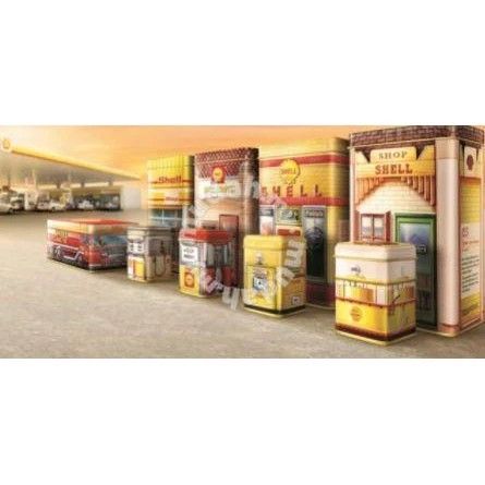 Shell Tin Limited Edition Collection 125 Years Koleksi Tin Canister ...
