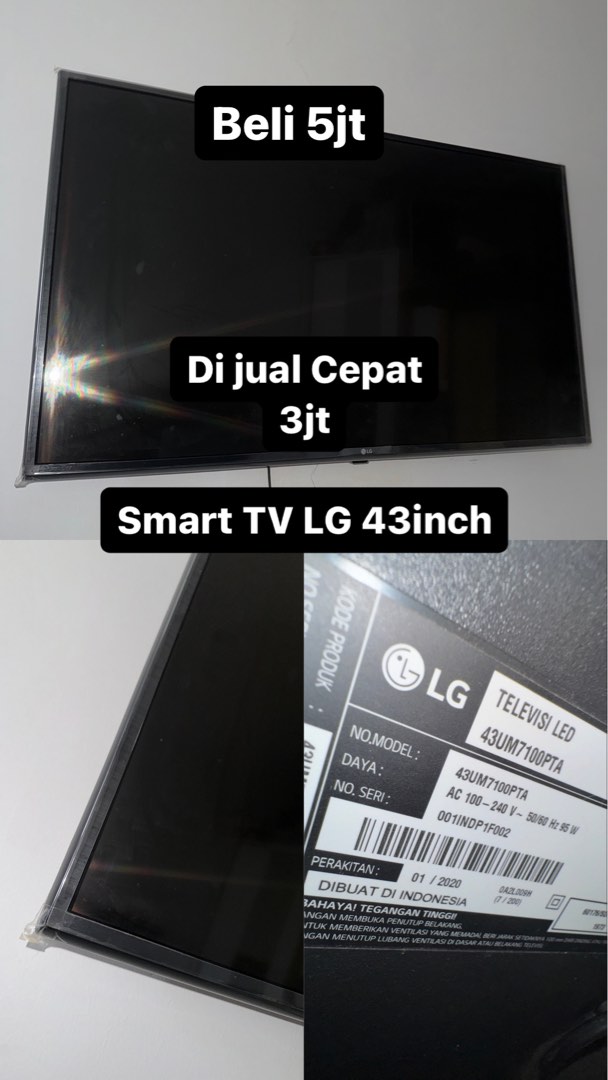 Smart TV LG bekas, Elektronik, TV & Perlengkapan Hiburan di Carousell