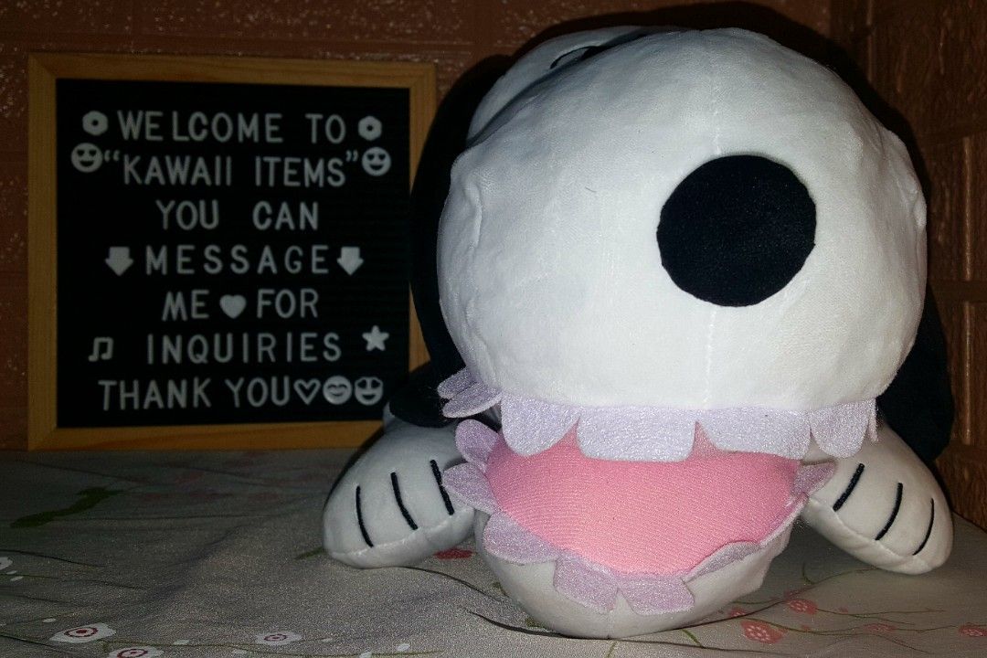 Snoopy Peanuts Angry Version Rare and Limited Edition Jumbo Plush ...