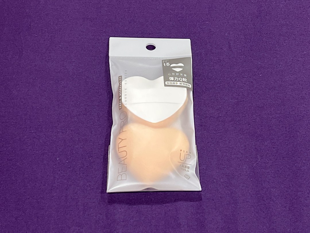 【Solone】訂製舒芙蕾海綿/ 彈力心形(2入）, 香水、美妝、保養, 臉部彩妝、保養與清潔, 化妝品在旋轉拍賣