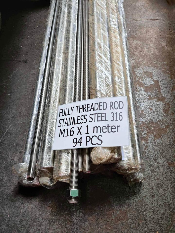 SS316 Fully Threaded Rod Stainless ALL SIZES, Commercial & Industrial ...