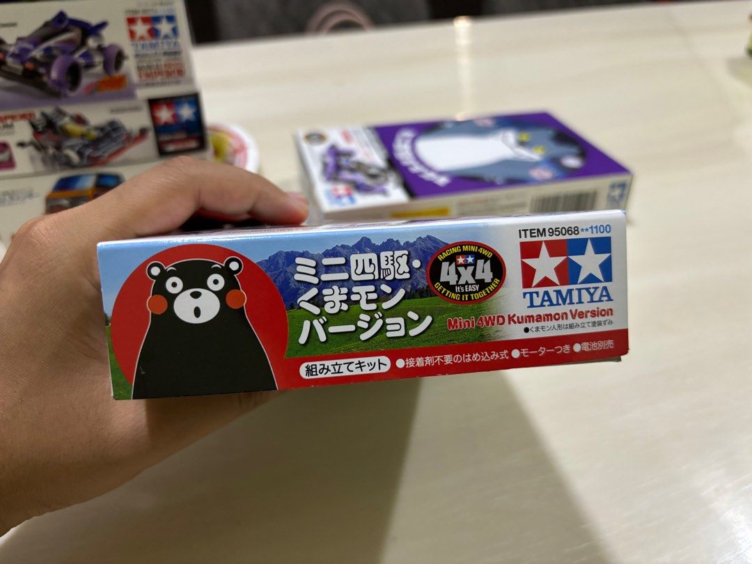 Tamiya Mini 4wd Kumamon version, Hobbies & Toys, Toys & Games on Carousell