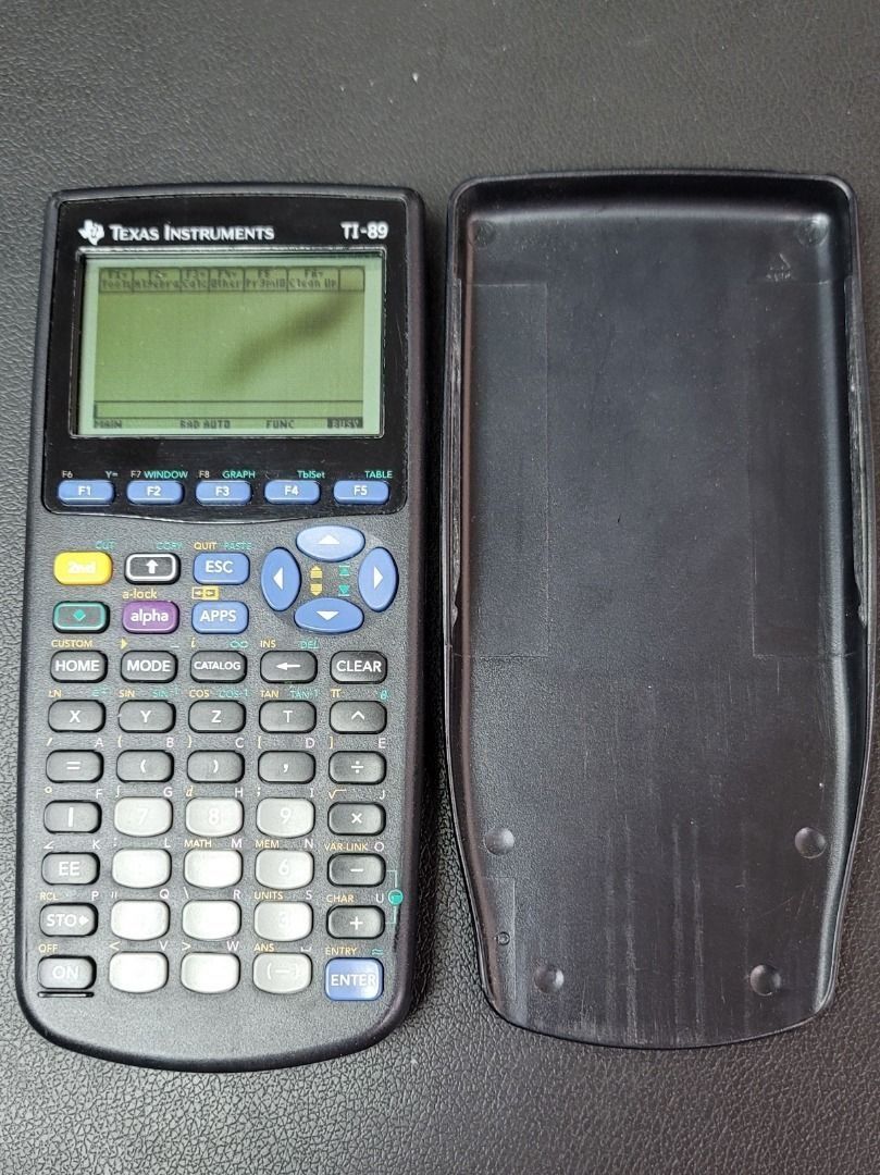 Texas Instruments TI-89 graphing calculator 繪圖計算機 (屏幕有黑影), 電腦＆科技, 商務用科技 ...