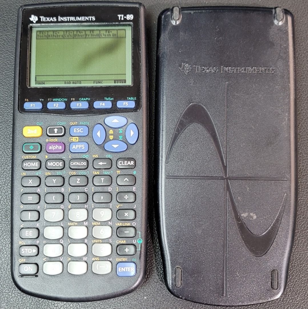 Texas Instruments TI-89 graphing calculator 繪圖計算機 (屏幕有黑影), 電腦＆科技, 商務用科技 ...