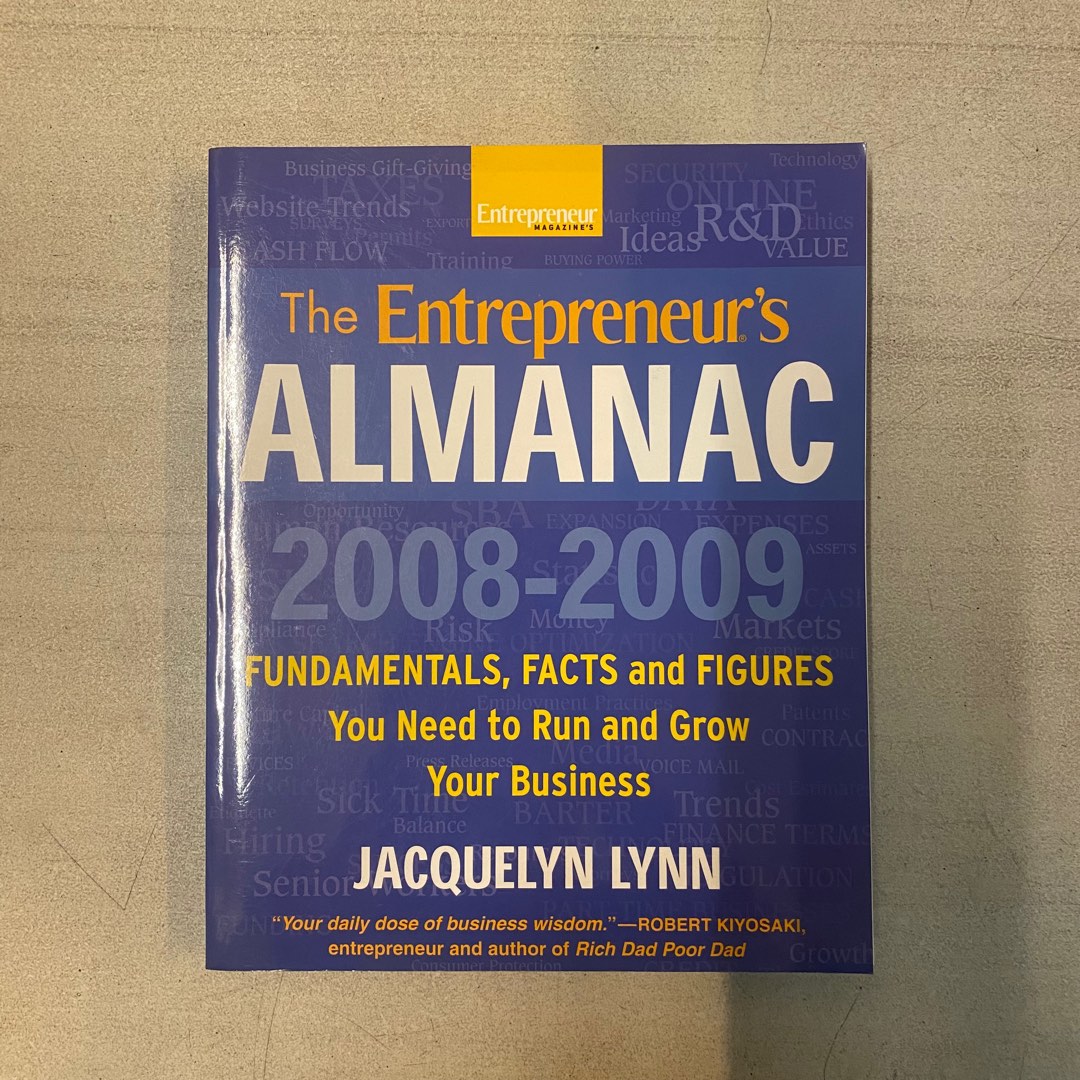 The Entrepreneur’s Almanac 2008-2009, Hobbies & Toys, Books & Magazines ...
