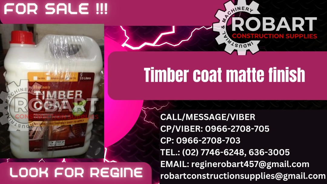 Timber coat matte finish, Commercial & Industrial, Construction Tools ...