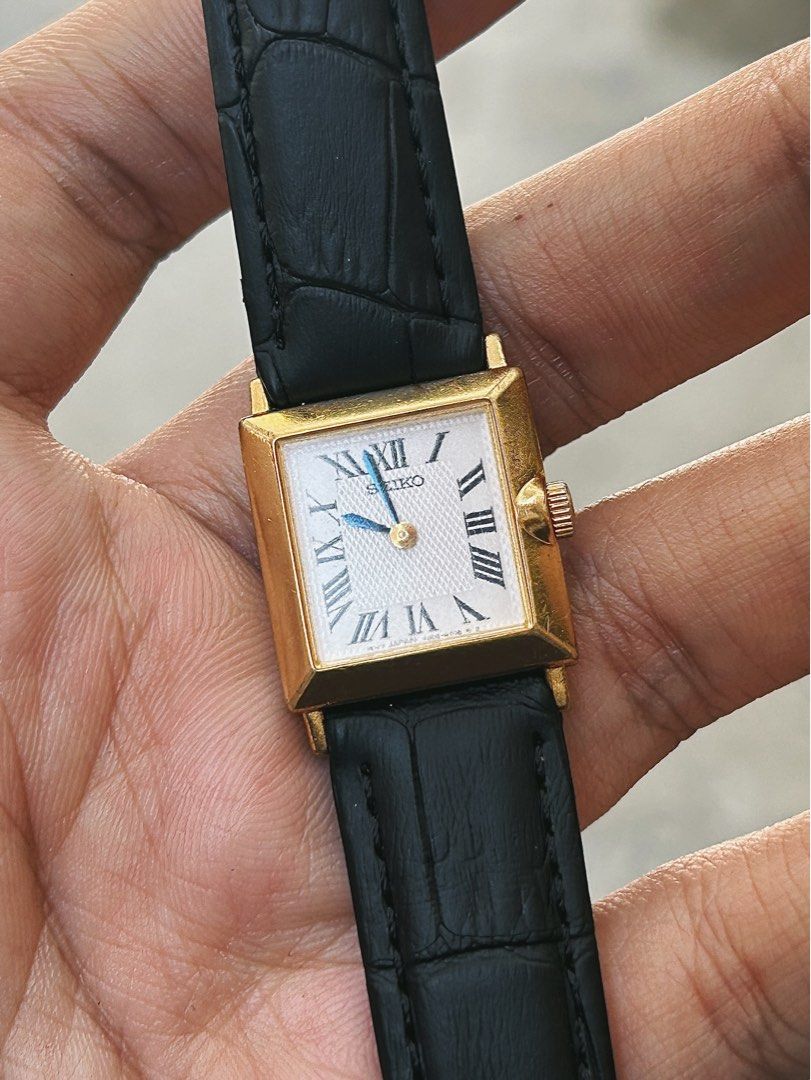 ULTRA RARE Seiko Tank “Tank Française” Homage, Luxury, Watches on Carousell