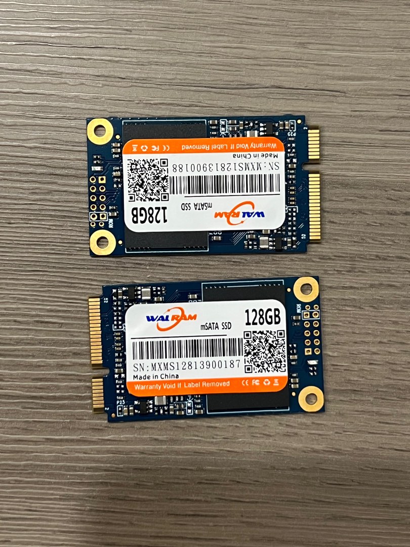 Walram msata SSD 128GB mini Internal Solid State hard Drives mini disc ...