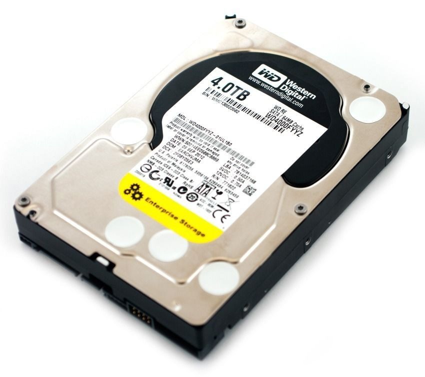 Western Digital- WD4000FYYZ (RAID EDITION) 4TB Enterprise Hard Disk ...