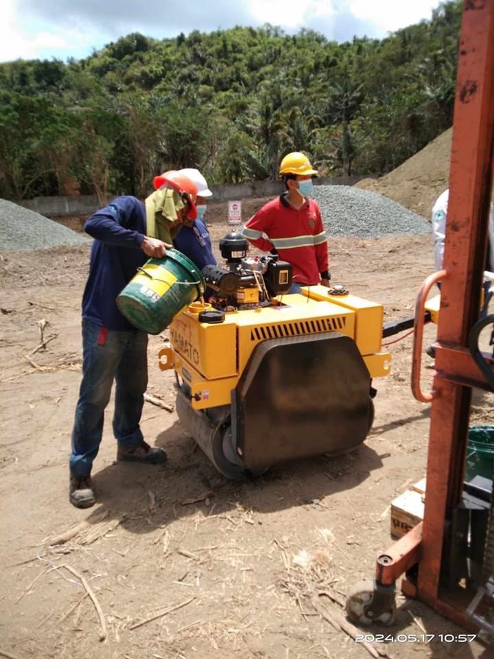 YAMATO WALK BEHIND VIBRATORY ROLLER (MINI PISON), Commercial ...