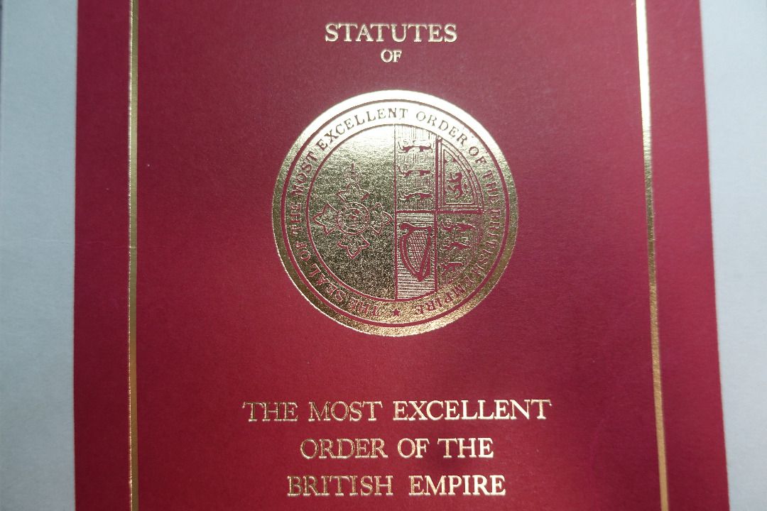 1970 大英帝國勳章法令 1970 Statutes of The Most Excellent Order of The British ...