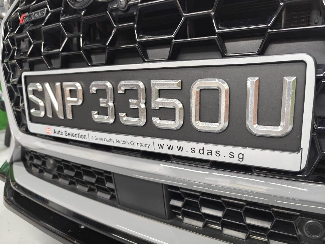 3D Aluminum LTA Approve Car Licence Plate, Car Accessories, Car Plates ...