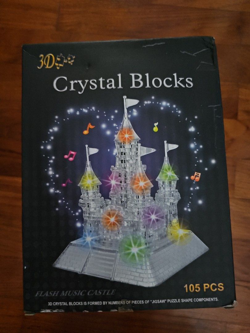 3D Crystal Blocks Castle Puzzle, Hobbies & Toys, Toys & Games on Carousell