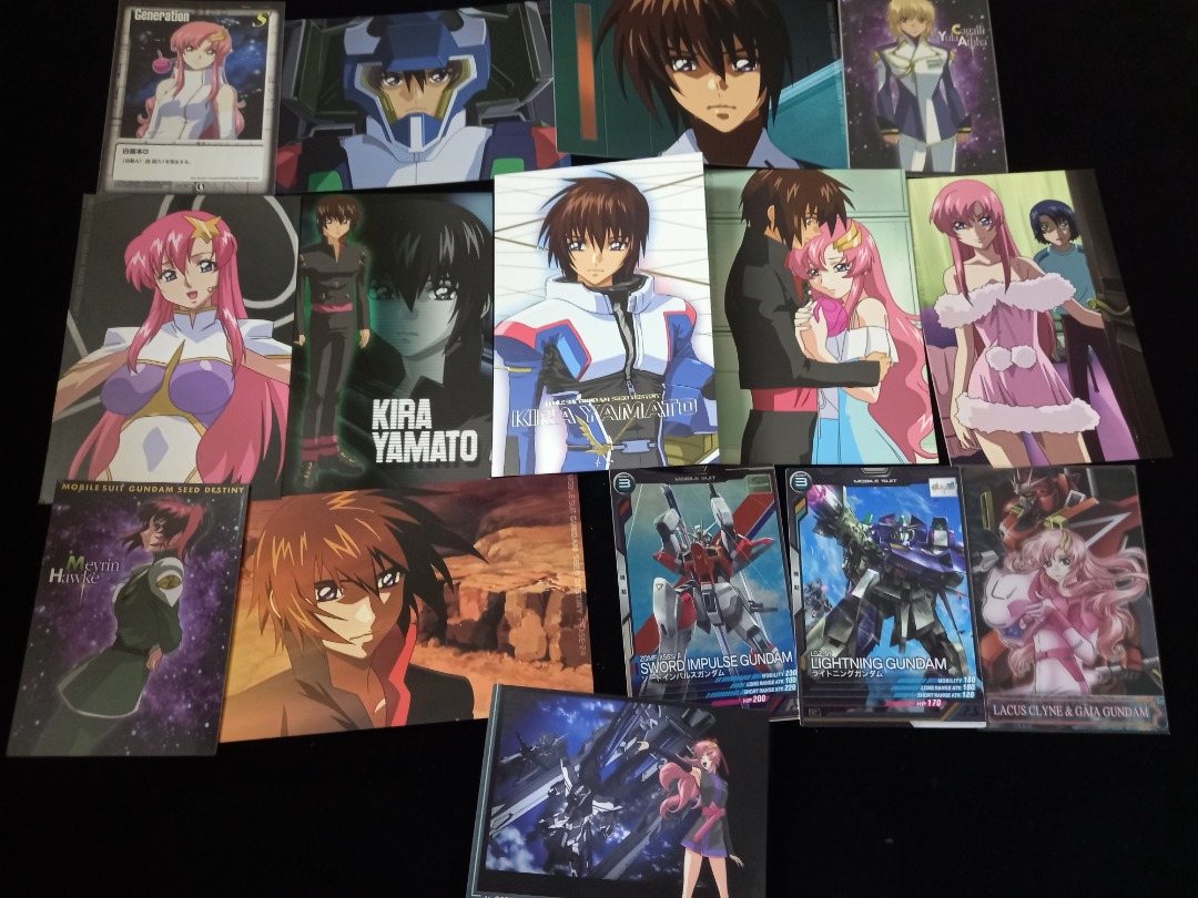 5/20 Gundam SEED freedom meer cosmix, Lacus canbadge rosette, Kira ...