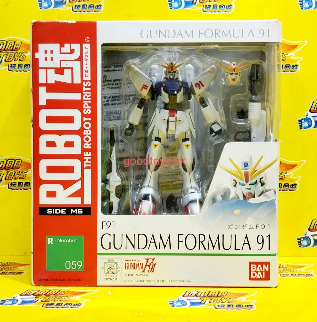 中古已開封 BANDAI ROBOT魂 059 GUNDAM F91 GUNDAM FORMULA 91 高達F91, 興趣及遊戲, 玩具 & 遊戲類 - Carousell