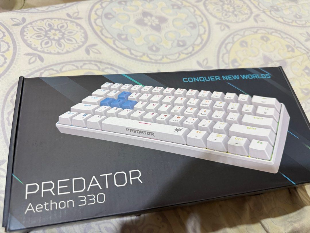 Acer ME Predator Aethon 330 TKL 60% E 競機械鍵盤（潮競白）, 電腦及科技產品, 電腦周邊產品, 電腦鍵盤 ...