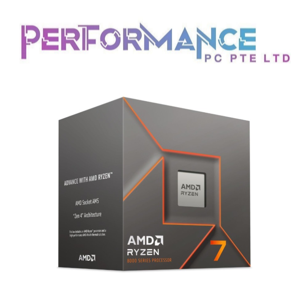 AMD Ryzen 7 8700F, with Wraith Stealth Cooler (3 YEARS WARRANTY BY ...