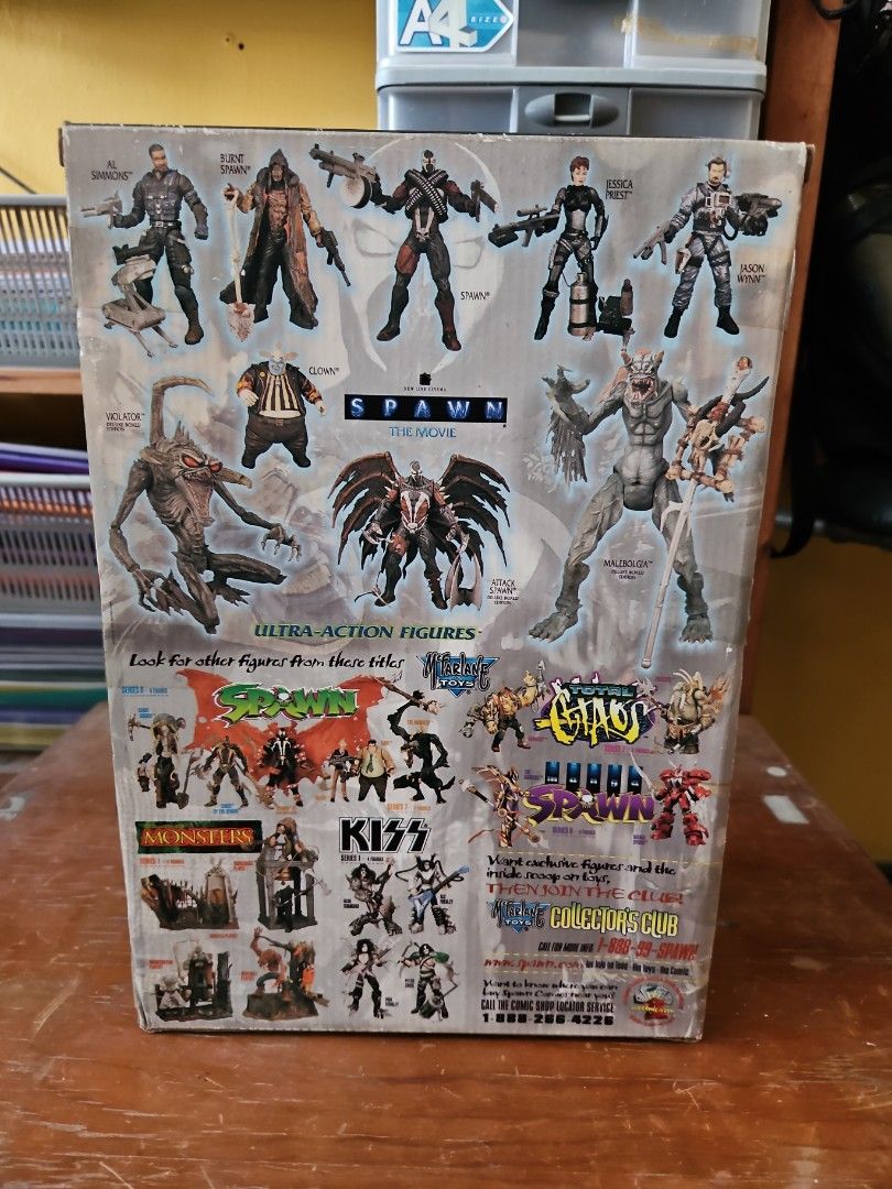 Attack Spawn figure McFarlane toys. Issued 1997, Hobbies & Toys, Toys & Games on Carousell